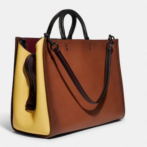 Coach | Bags | Coach Rogue 39 In Colorblock Nwot | Poshmark